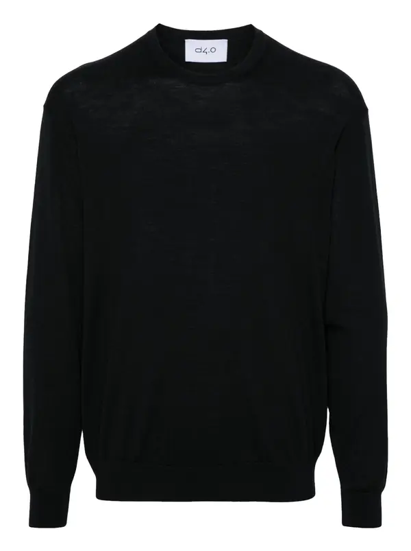 D4.0 Wool Sweater - Black