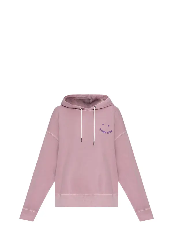 Paul Smith Logo-embroidered Hoodie - Pink