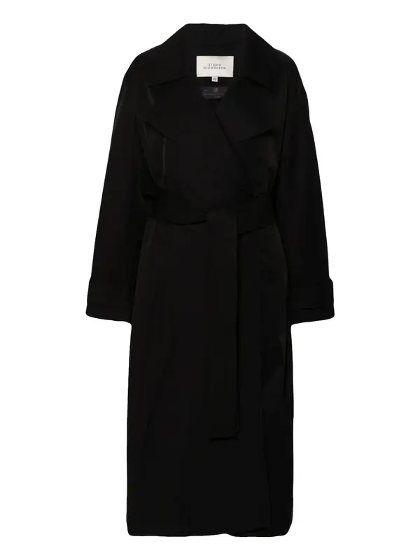 Studio Nicholson Mawer Mid-length Trench Coat - Black