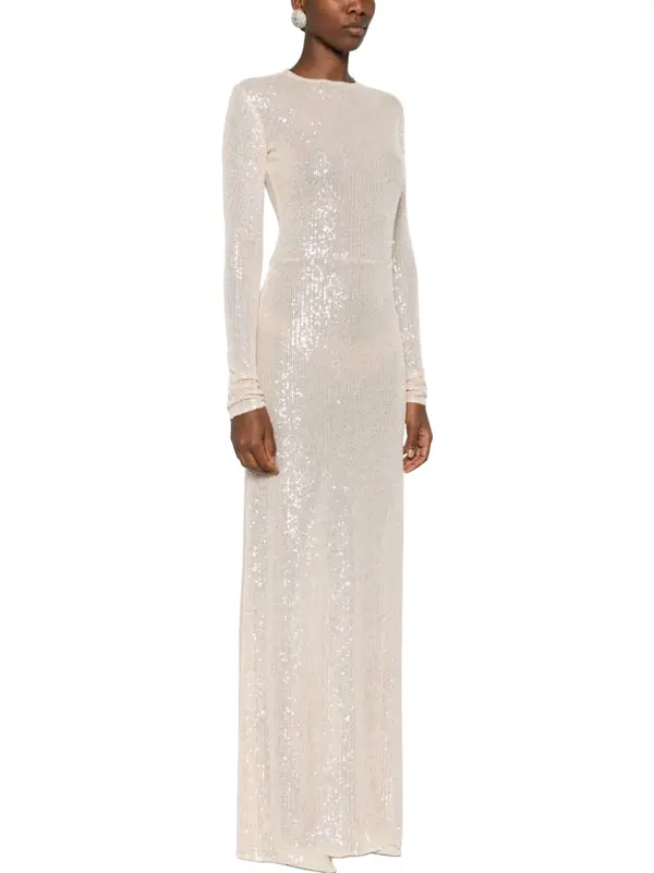 ATU BODY COUTURE Sequined Maxi Dress - Neutrals