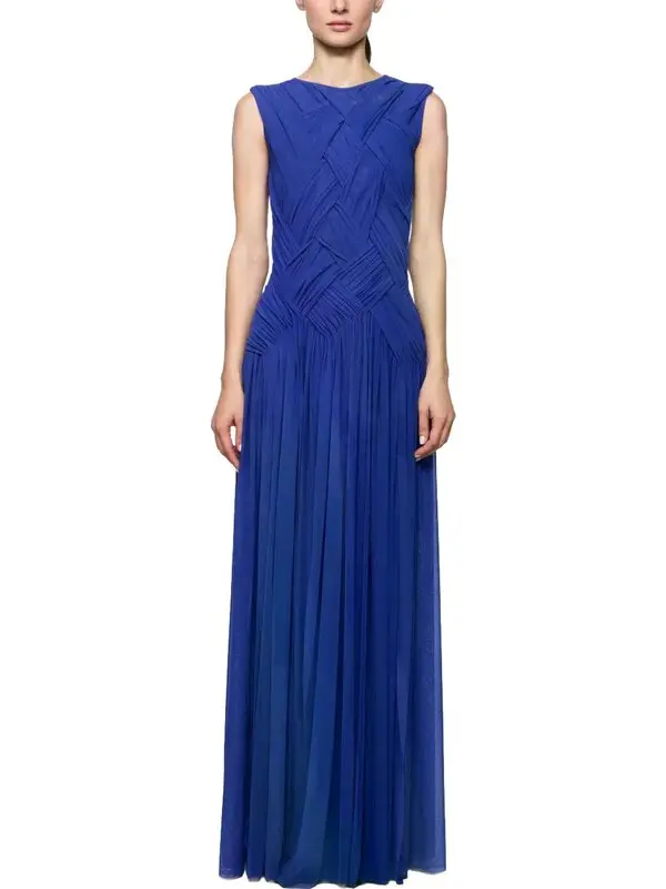 ATU BODY COUTURE Braided Maxi Dress - Blue