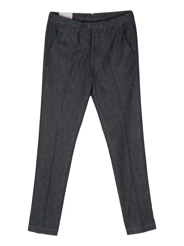 Corneliani Mid-rise Tapered Jeans - Blue