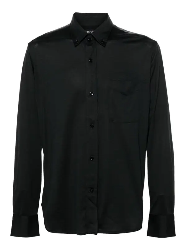 TOM FORD Jersey Shirt - Black