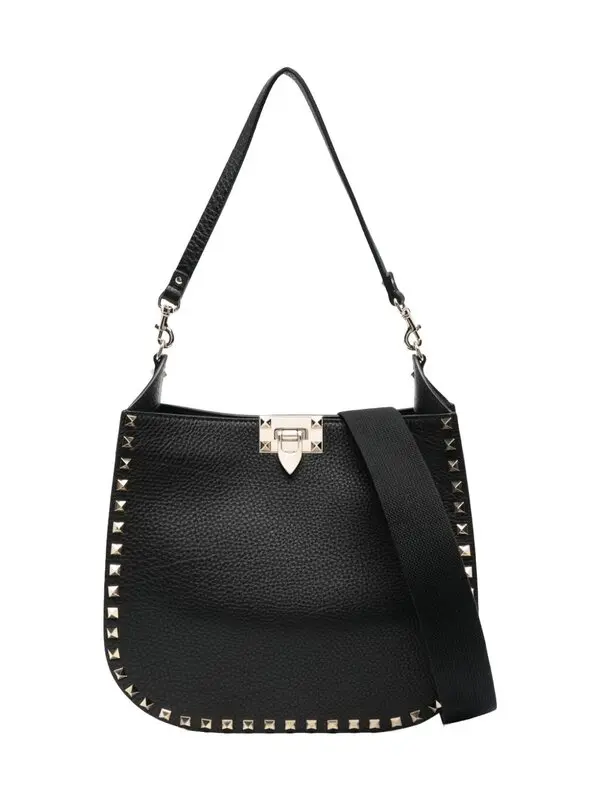 Valentino Garavani Rockstud Shoulder Bag - Black