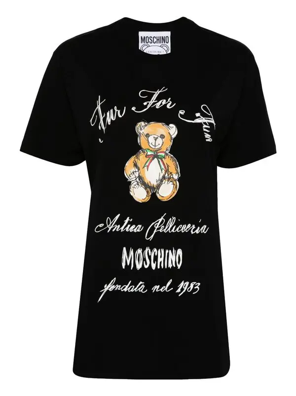 Moschino Teddy Bear T-shirt - Black