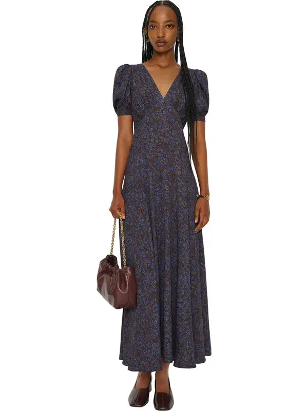 REFORMATION Naira Maxi Dress - Brown