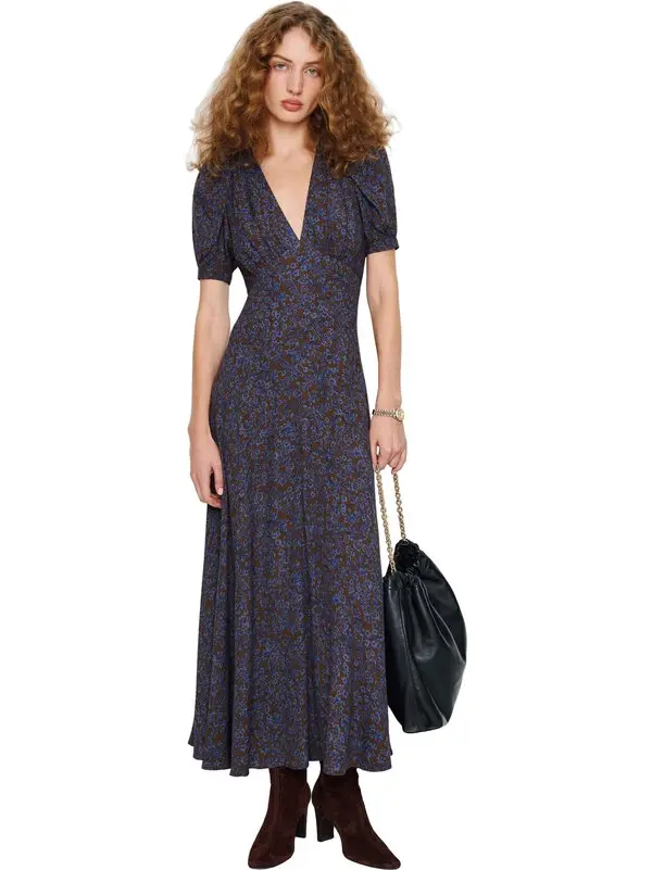 REFORMATION Naira Dress - Indigo Girl