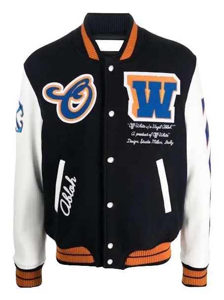 Off-White Varsity Jacket - Black