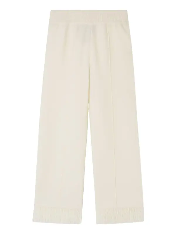 Alanui Fringe-detail Trousers - White