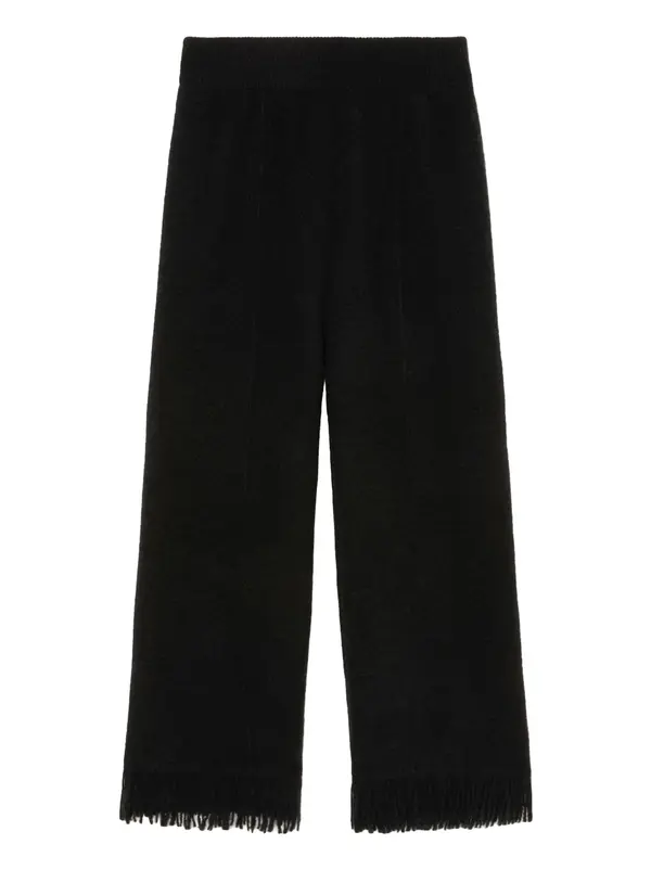 Alanui Wide-leg Trousers - Black