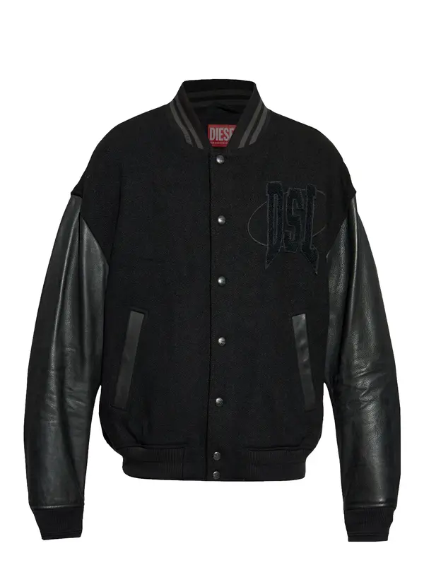 Diesel L-nyman Bomber Jacket - Black