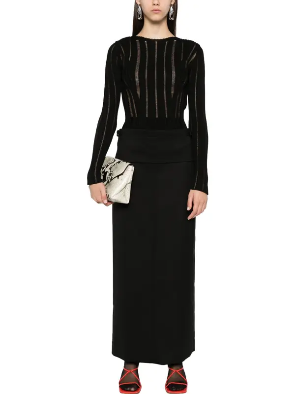 Proenza Schouler Adriana Maxi Skirt - Black