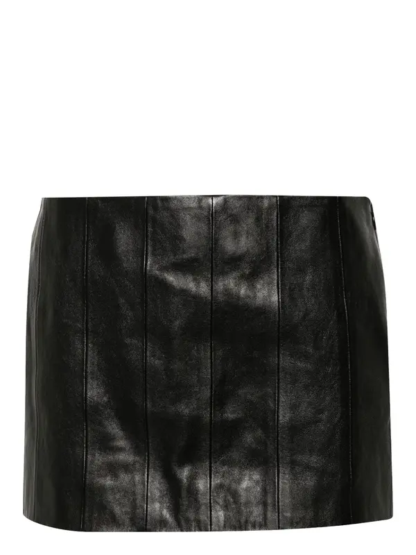 Khaite Meelar Mini Skirt - Black