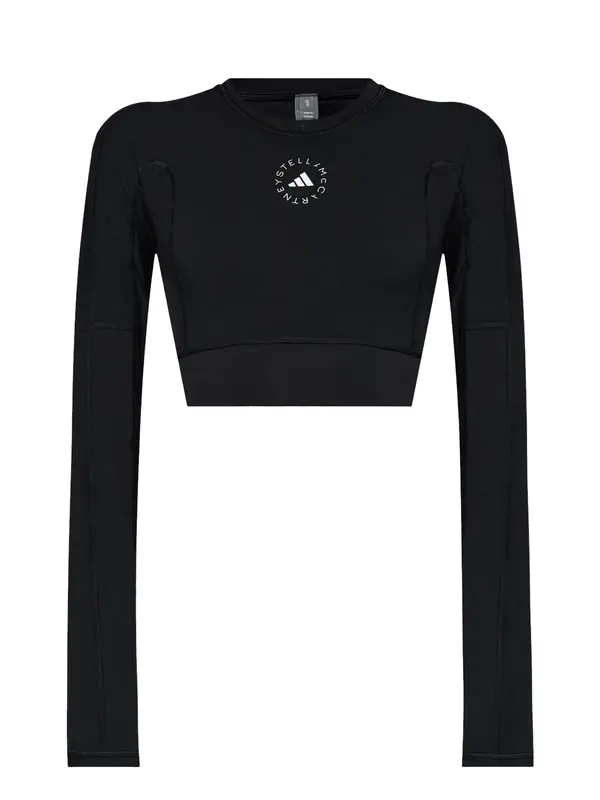 Adidas By Stella McCartney Truestrenght Cropped Top - Black