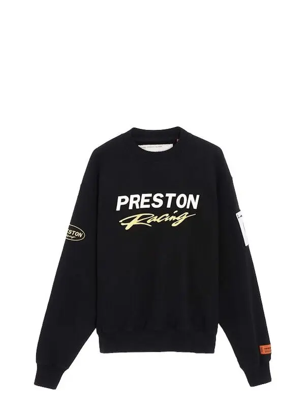 Heron Preston Racing Crewneck Sweatshirt - Black