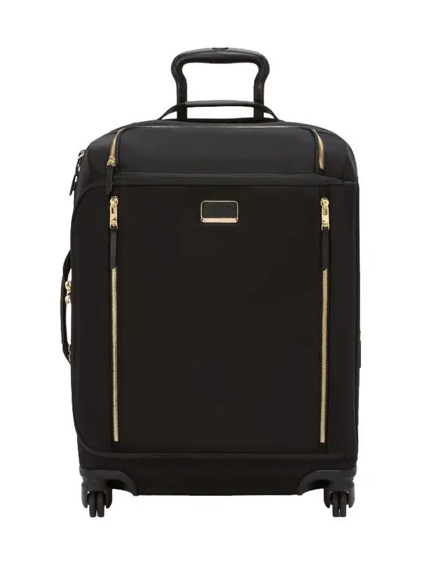 Tumi Voyageur Large Dual Access Expandable Carry-on - Black/gold