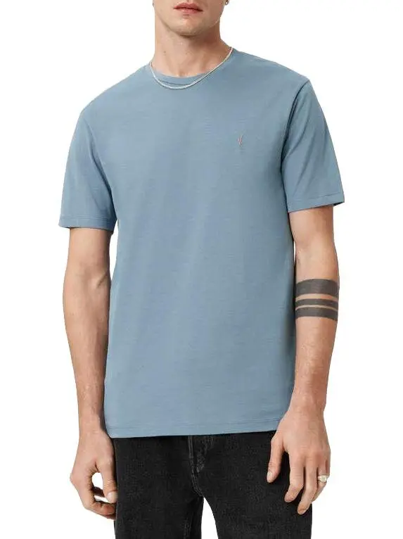 ALLSAINTS Brace Cotton T-shirt - Coastline Blue