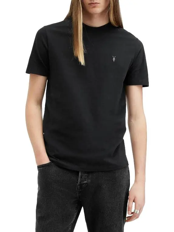 ALLSAINTS Brace Cotton T-shirt - Jet Black