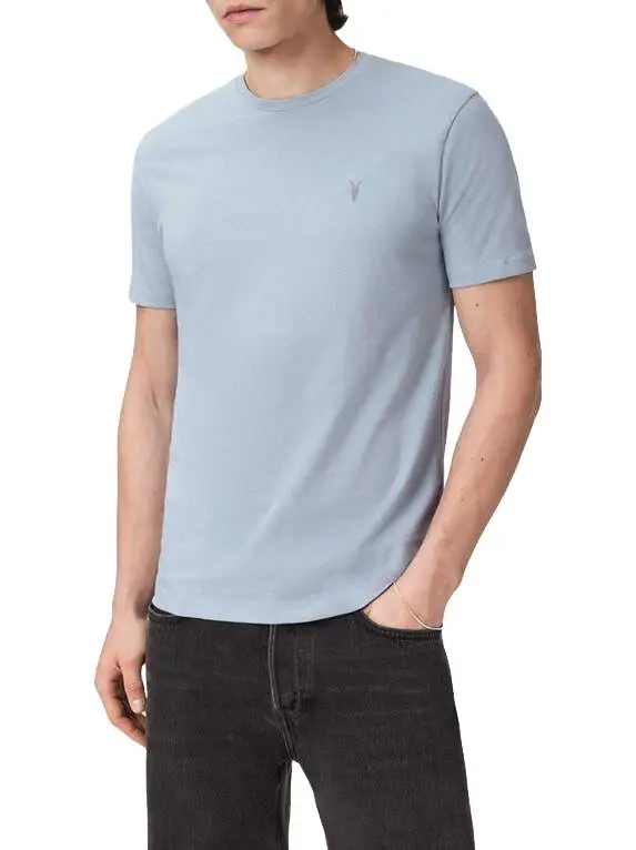 ALLSAINTS Brace Cotton T-shirt - Misty Blue