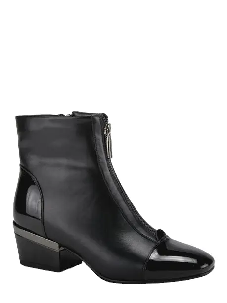 SPRING STEP SHOES Mozza Cap Toe Bootie - Black