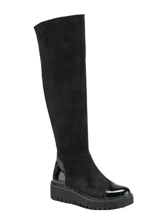 SPRING STEP SHOES Quappa Knee High Boots - Black