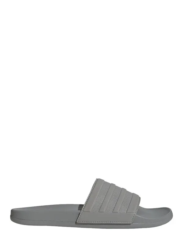Adidas Adilette Comfort Slides - Charcoal Solid Grey