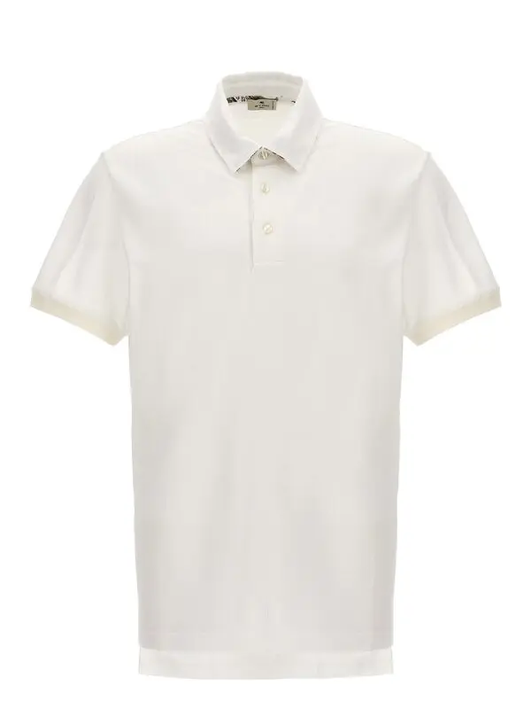 Etro Logo Polo Shirt - White