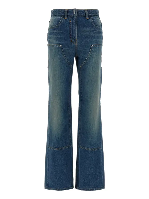 Givenchy Wide-leg Jeans - Blue