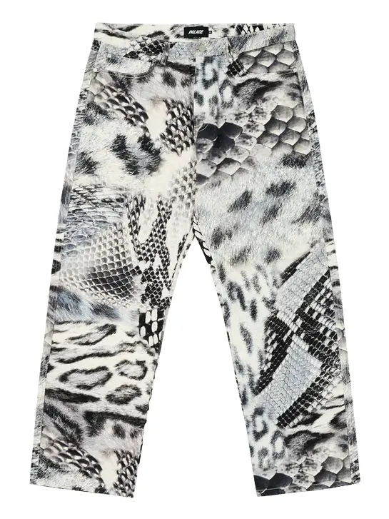 PALACE Animal Print Jean - Grey