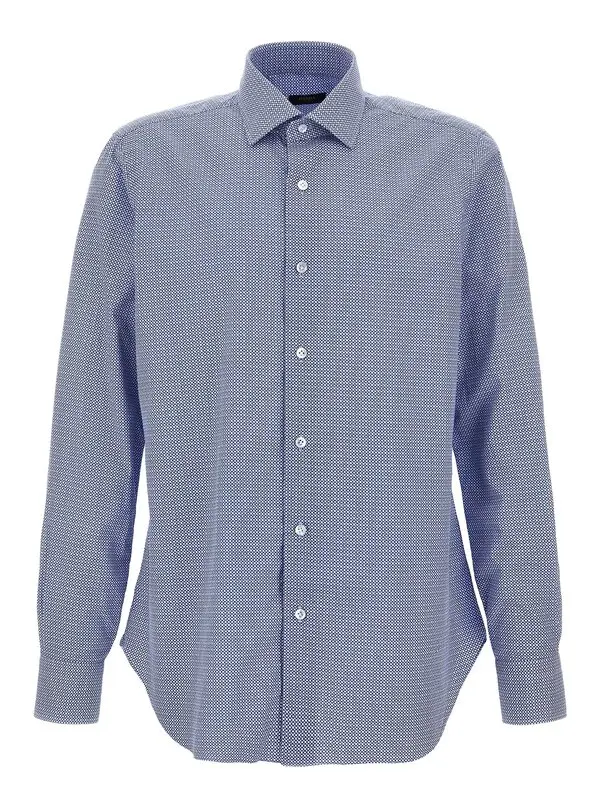 BARBA NAPOLI Culto' Shirt - Light Blue
