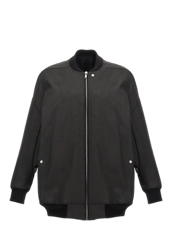 Rick Owens Jumbo Peter Flight Jacket - Black