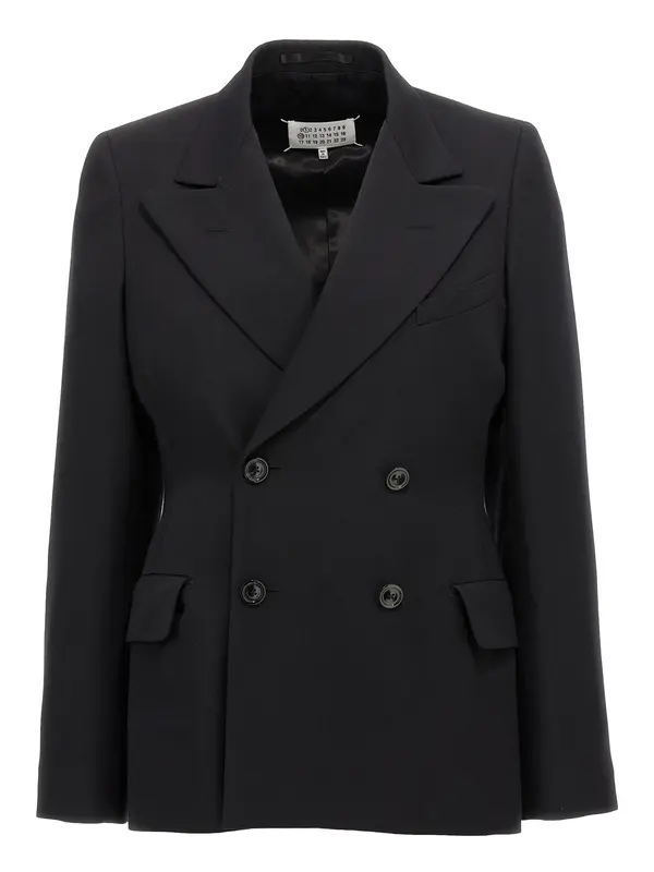 MAISON MARGIELA Double-breasted Blazer - Black