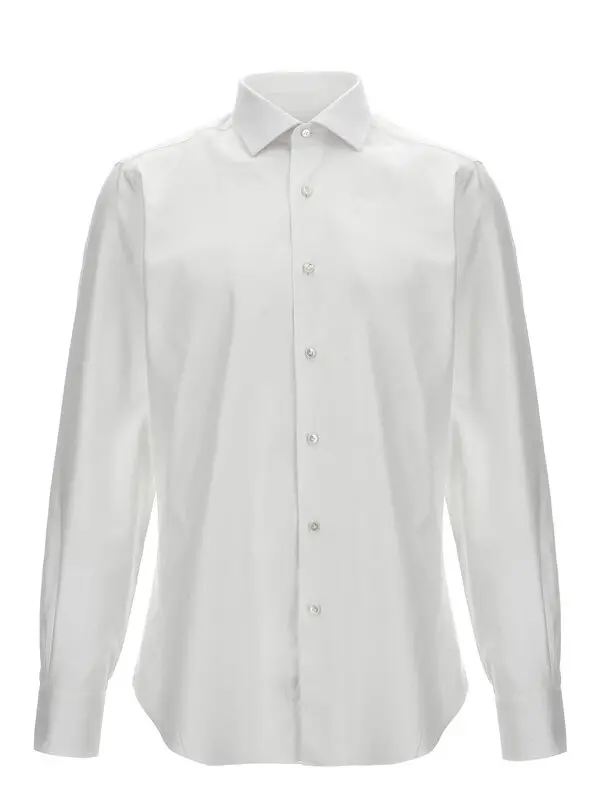 BARBA NAPOLI Cotton Shirt - White