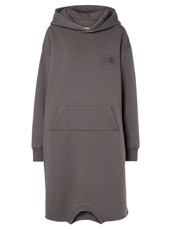 MAISON MARGIELA Cotton-blend Jersey Sweater Dress - Grey