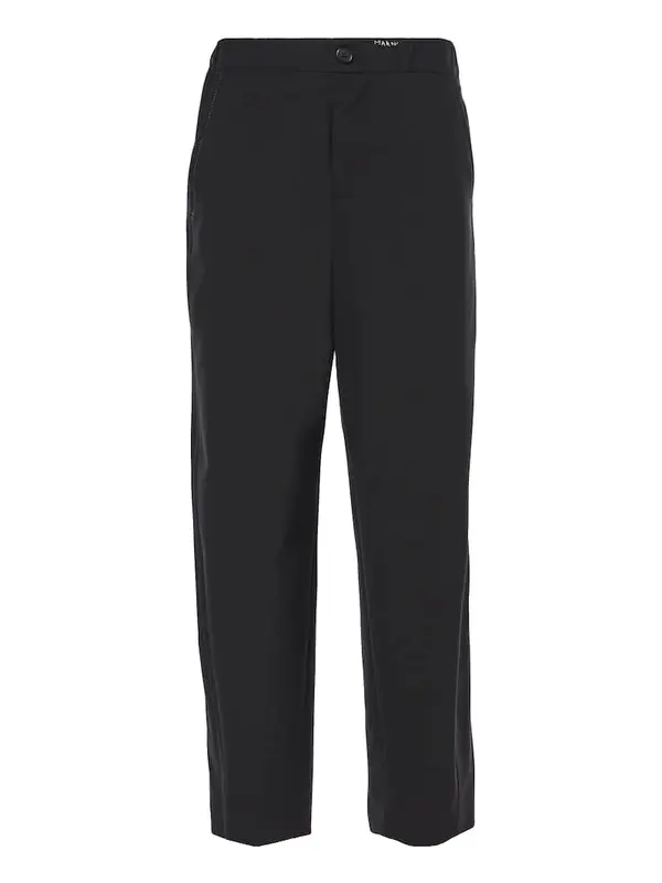 Marni High-rise Tapered Trousers - Black