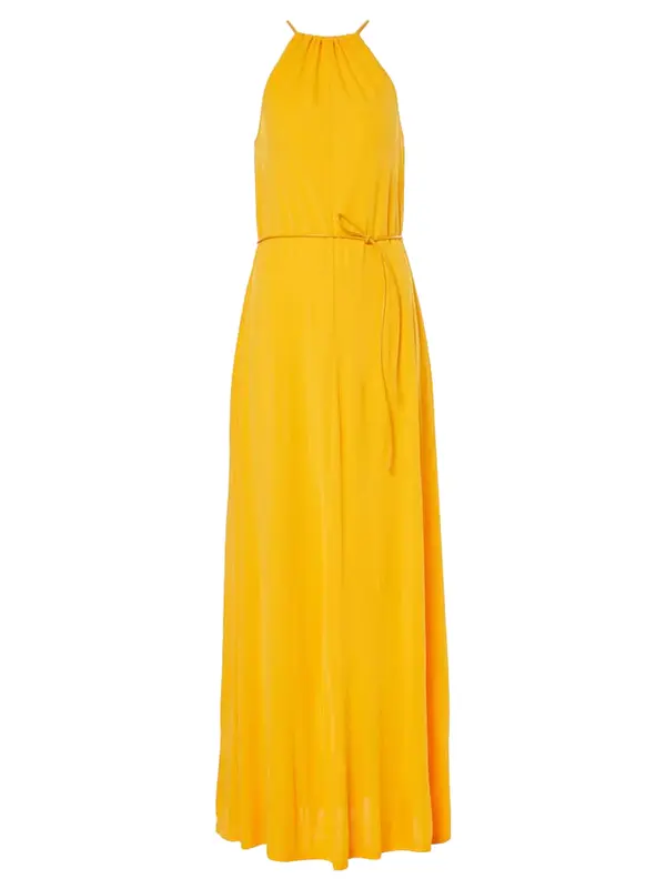 Proenza Schouler White Label Lenny Belted Maxi Dress - Yellow