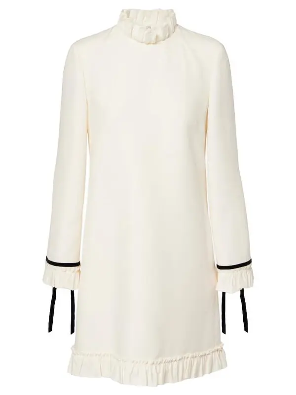 Valentino Garavani Crepe Couture Mini Dress - White