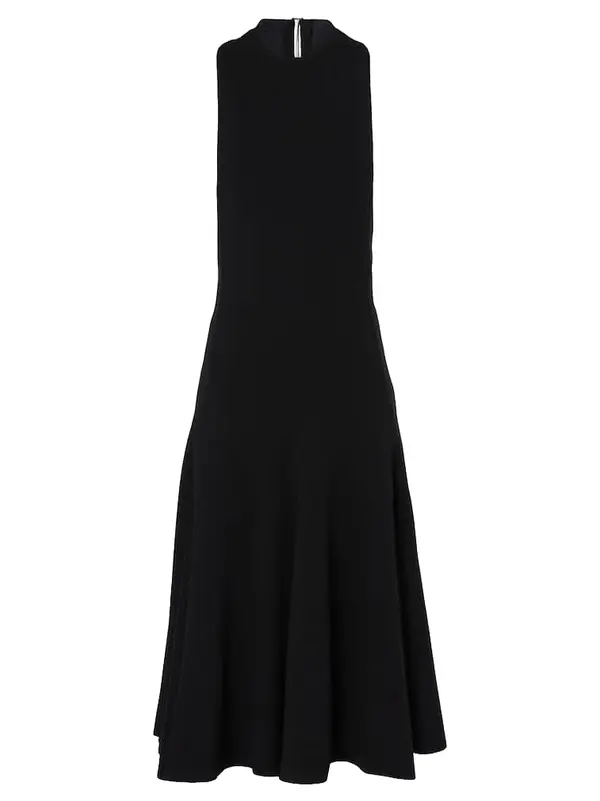 Jacquemus La Robe Favola Midi Dress - Black