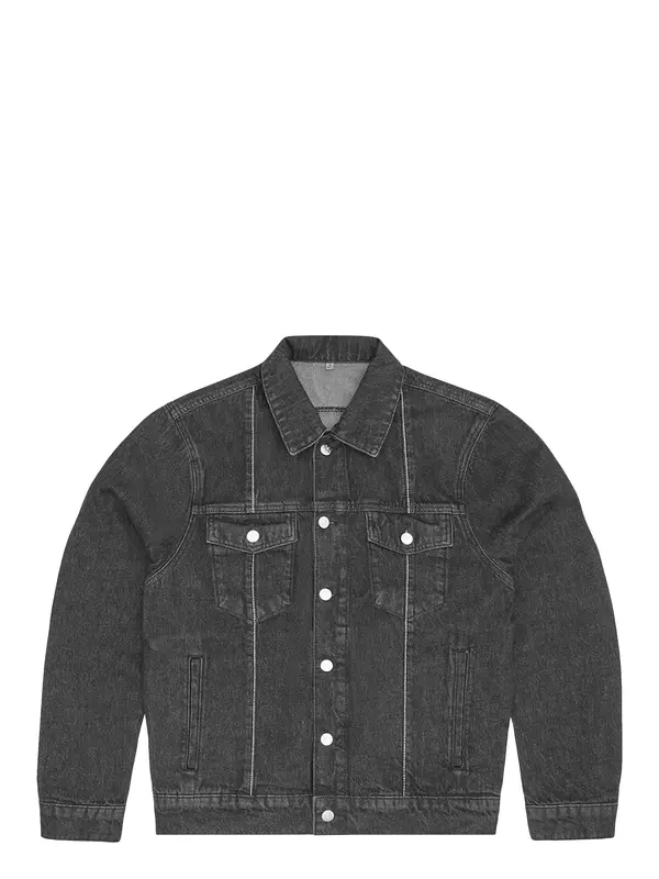 CORTEIZ C-star Stitch-down Denim Jacket - Black