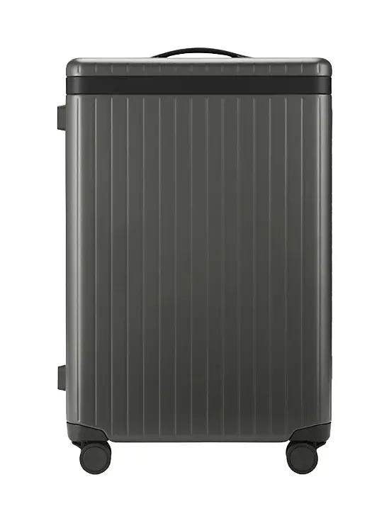 CARL FRIEDRIK The Check-in Polycarbonate Suitcase - Black / Black