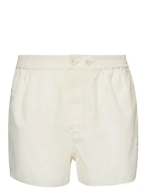 HAY Outline Relaxed-fit Mid-rise Pyjama Shorts - Ivory