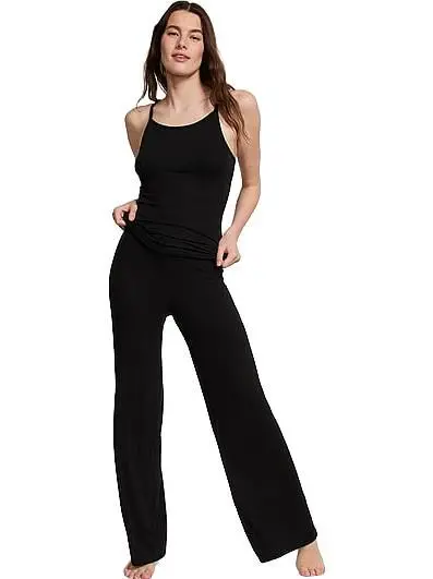 Victoria's Secret Sosoft™ Modal Ribbed Tank & Pants Set - Black