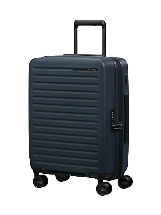 SAMSONITE Stackd Spinner Hard Case 4 Wheel Cabin Suitcase 55cm - Midnight