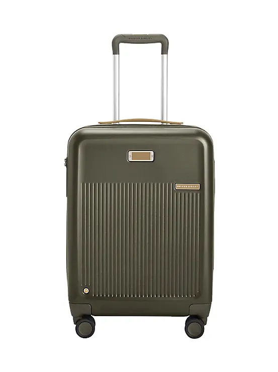 Briggs & Riley Sympatico Global Four-wheel Shell Cabin Suitcase 53.3cm - Olive