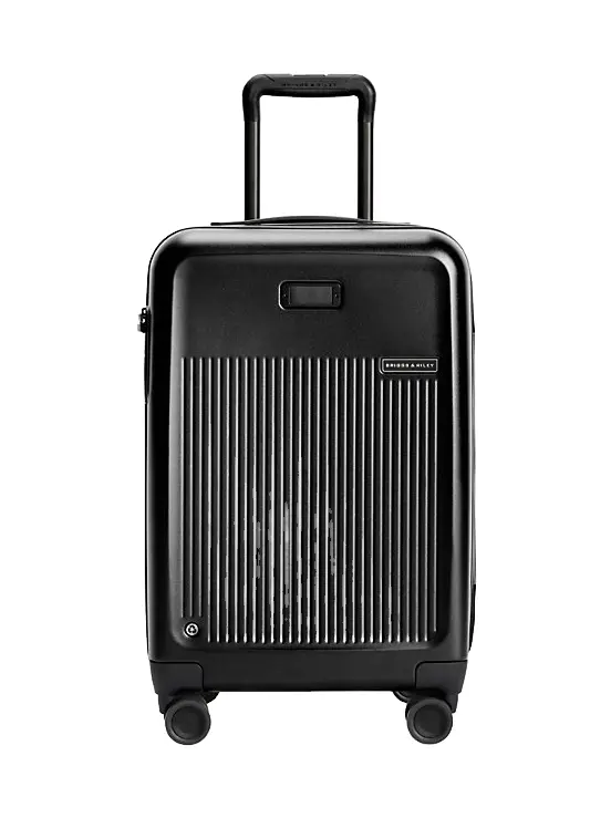 Briggs & Riley Sympatico Essential Four-wheel Expandable Shell Cabin Suitcase 56cm - Black