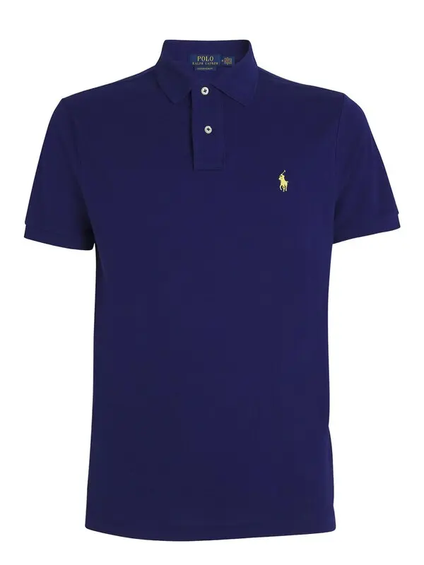 Polo Ralph Lauren Cotton Slim-fit Polo Shirt - Navy
