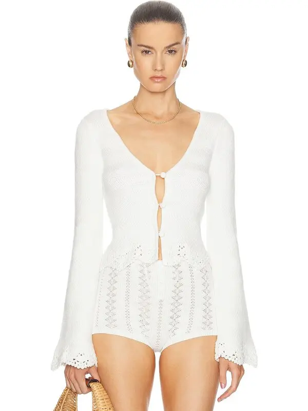 Lpa Heidi Cardigan - White