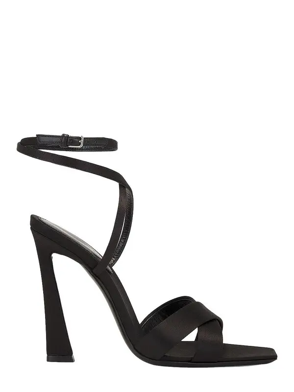 Saint Laurent Lydia Sandal - Nero