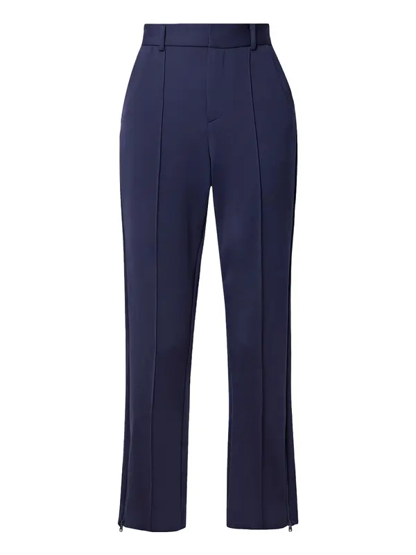 Rosie Assoulin Stretch-scuba Skinny Pants - Navy