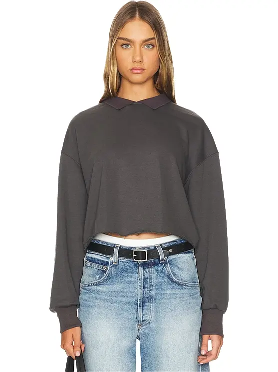 ALL THE WAYS Vashti Top - Dark Gray
